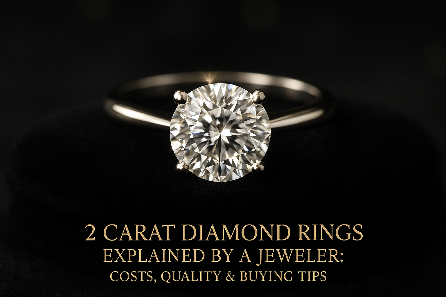 2 Carat Diamond Rings Explained by a Jeweler: Costs, Quality & Buying ...