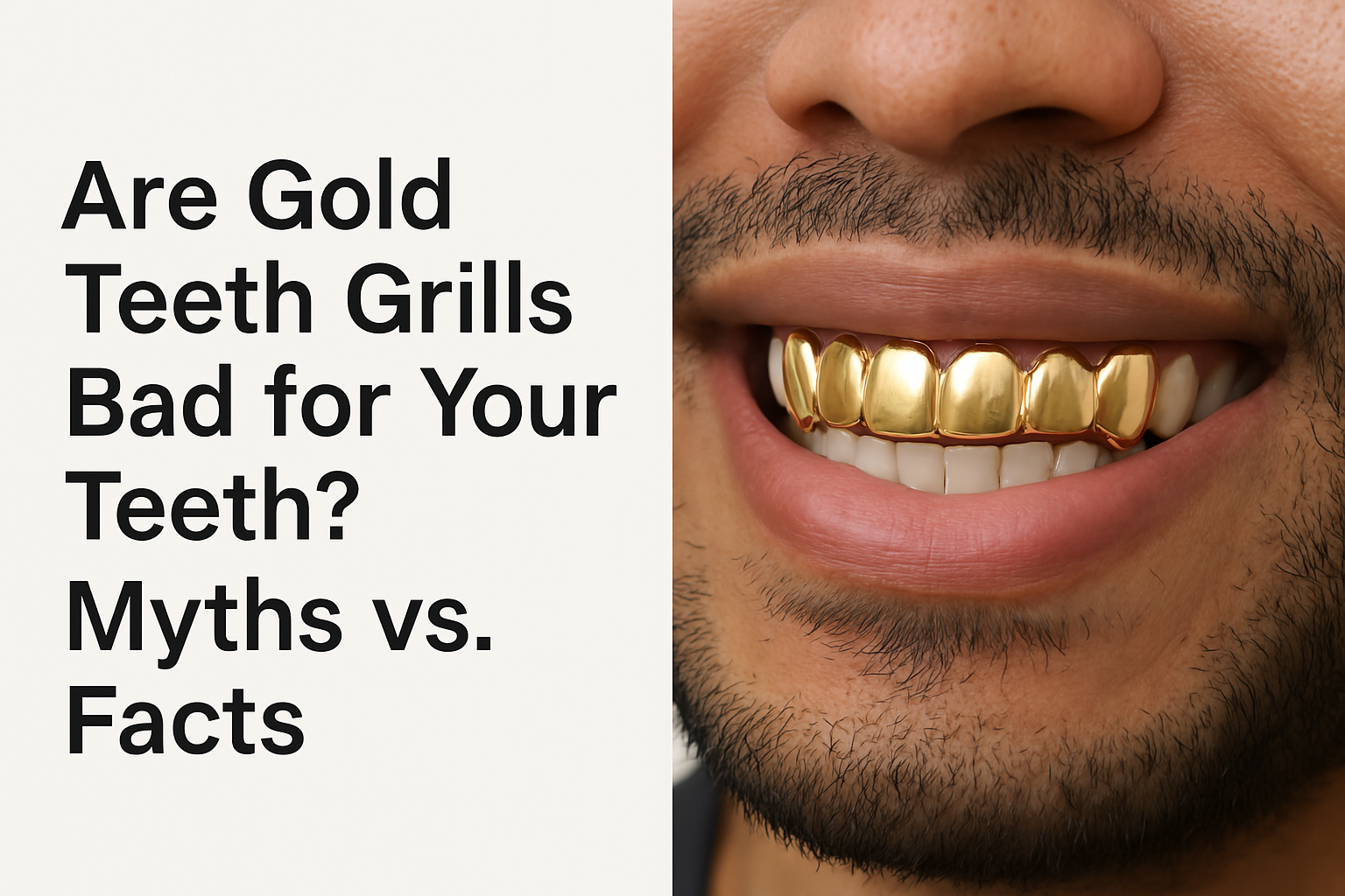 Are Gold Teeth Grills Bad for Your Teeth? Myths vs. Facts – Exotic Diamonds