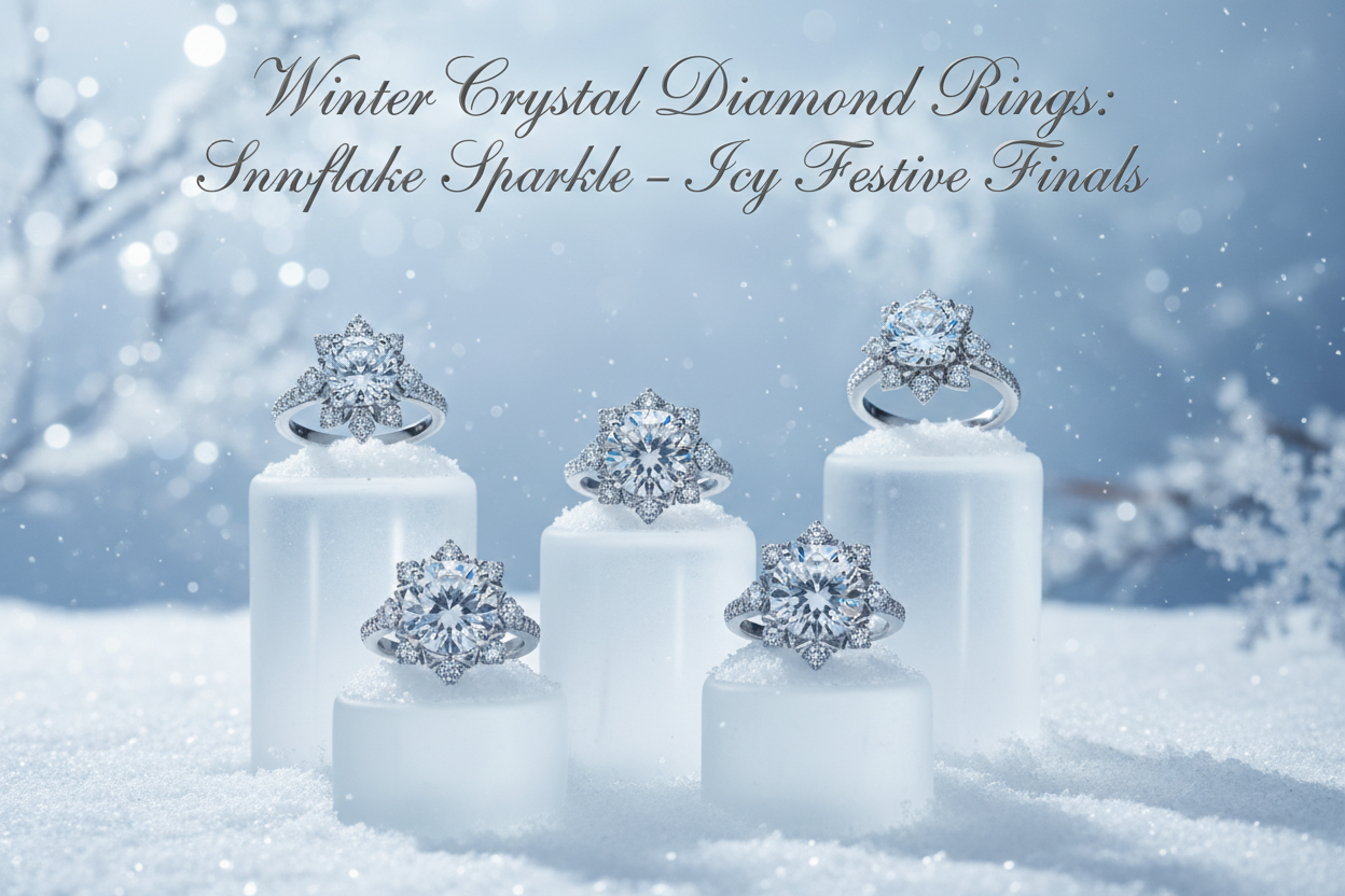 Winter Crystal Diamond Rings: Snowflake Sparkle – Icy Festive Finals ...