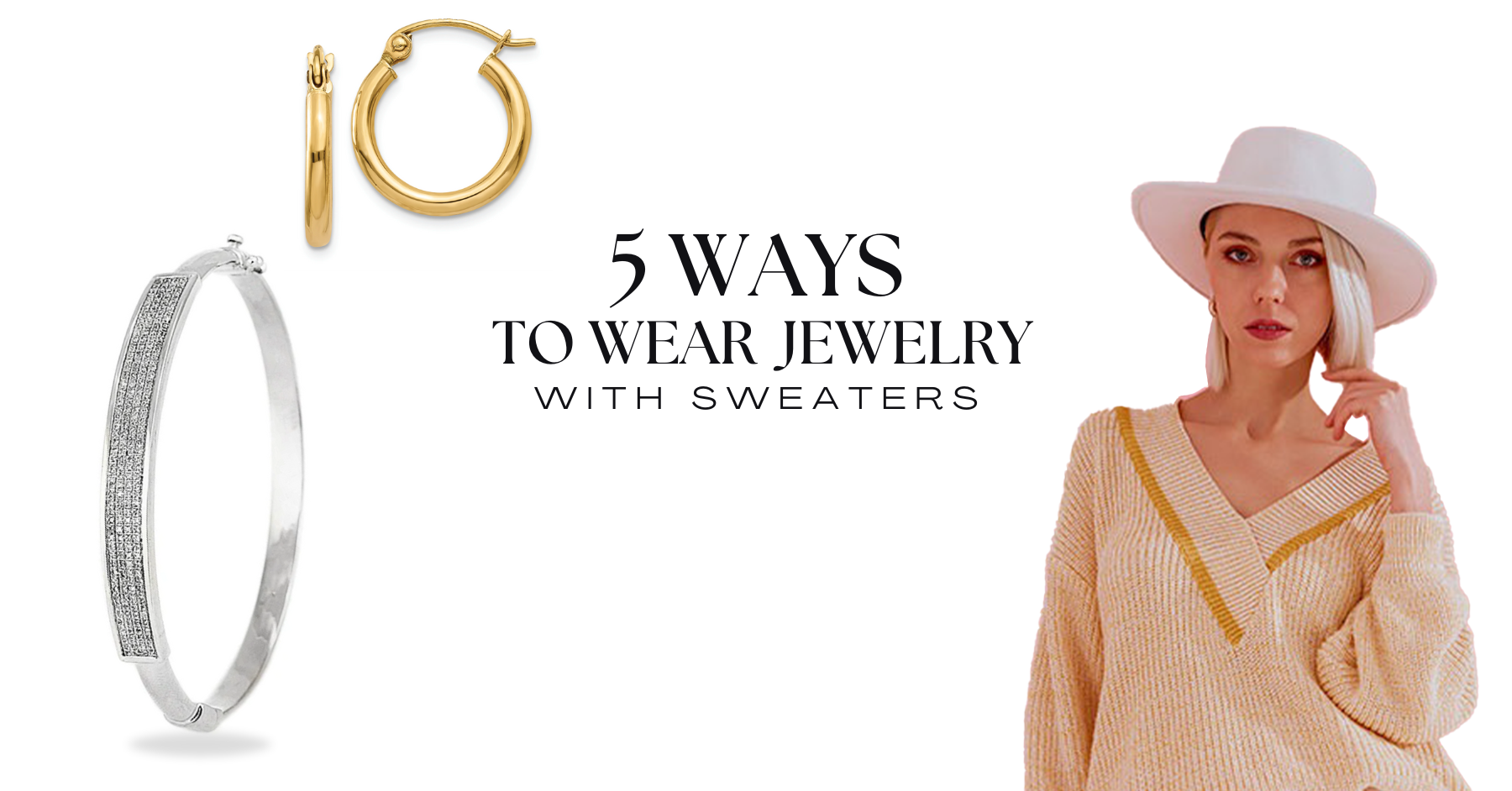5 WAYS TO WEAR JEWELRY WITH SWEATERS – Exotic Diamonds