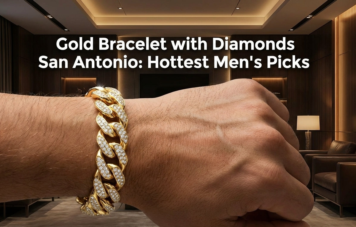 Gold Bracelet with Diamonds in San Antonio | Hottest Men’s Picks ...