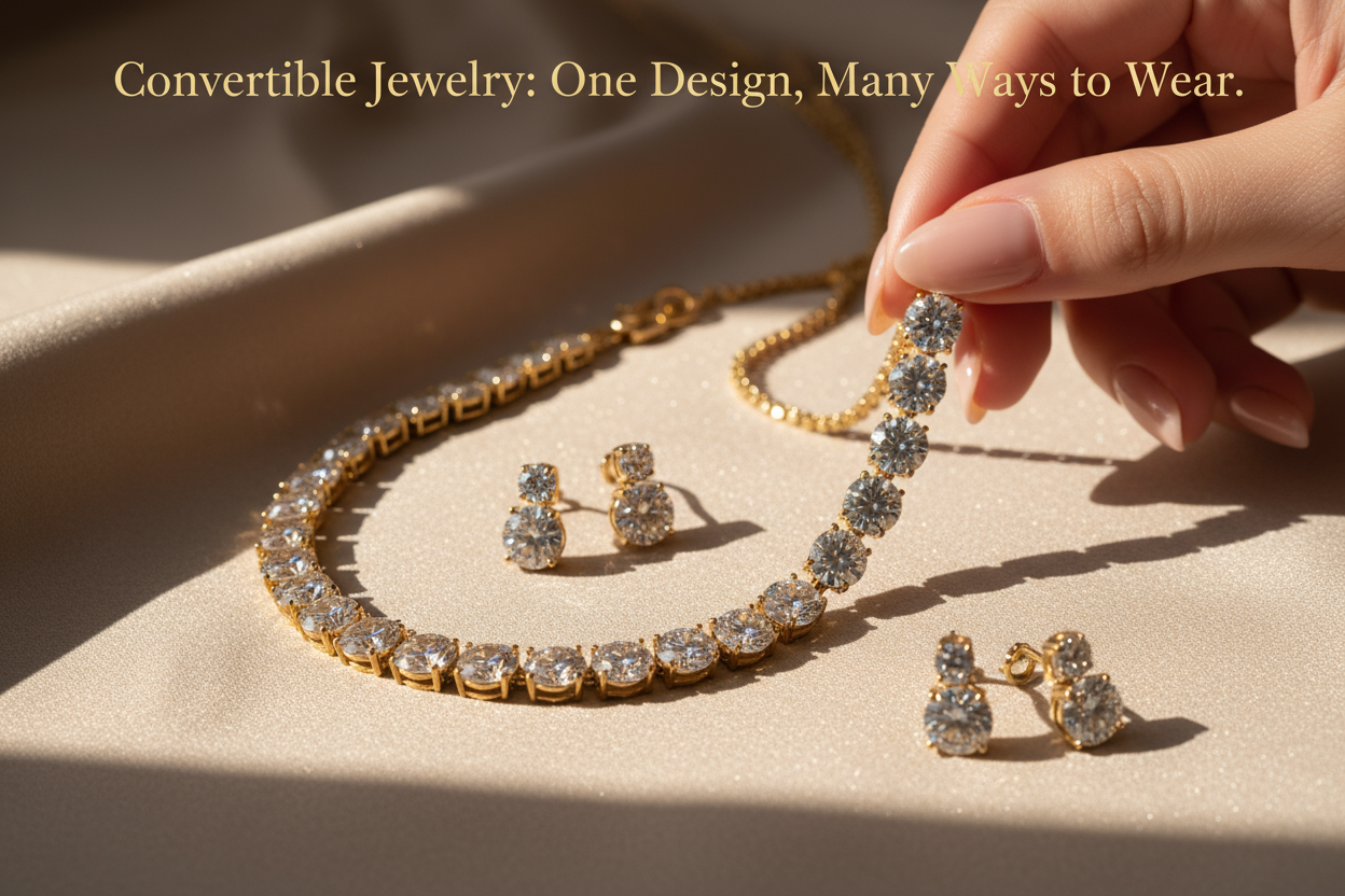 Convertible Jewelry: One Design, Many Ways to Wear – Exotic Diamonds