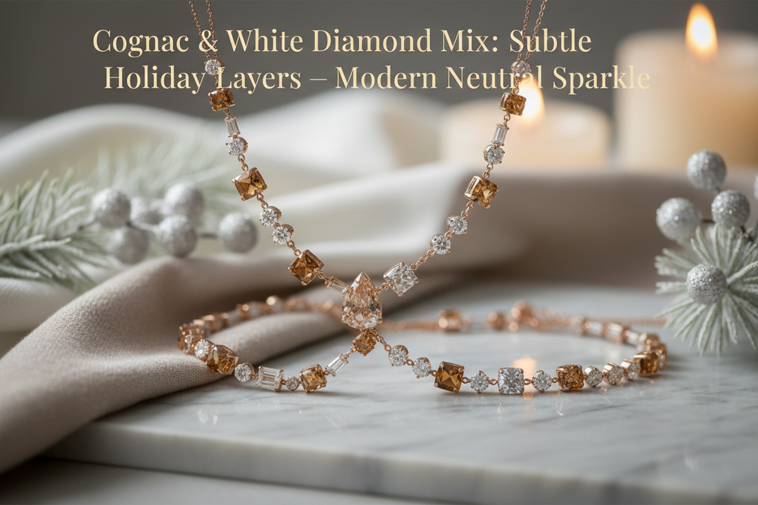 Cognac & White Diamond Mix: Subtle Holiday Layers – Modern Neutral Spa ...