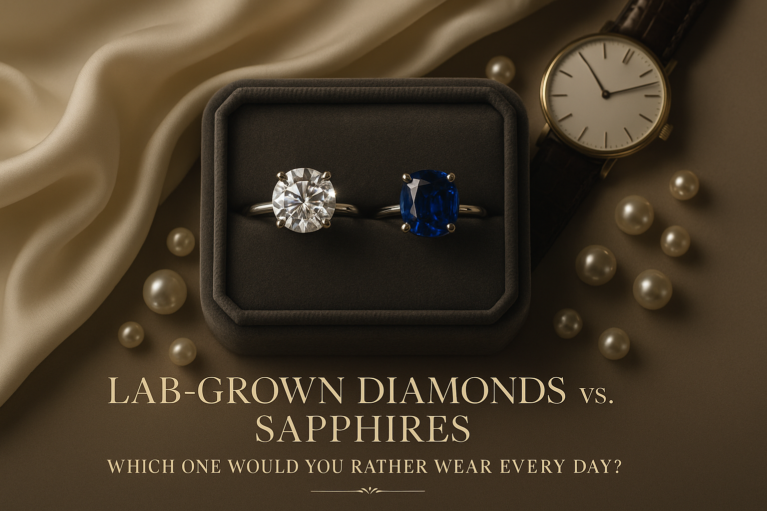 Lab-Grown Diamonds vs Sapphires: Which One Would You Rather Wear Every ...