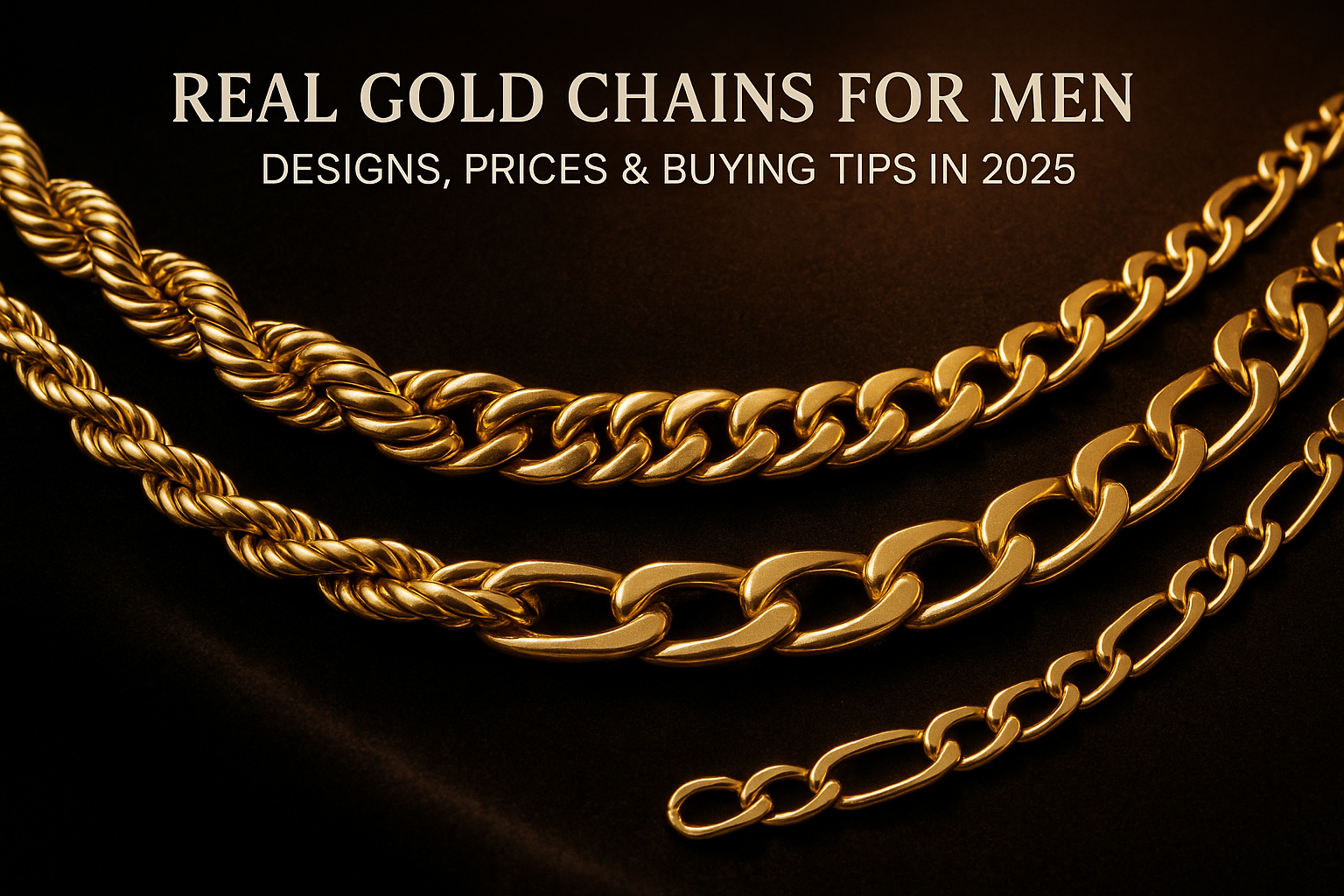 Real Gold Chains for Men: Designs, Prices & Buying Tips in 2025 ...