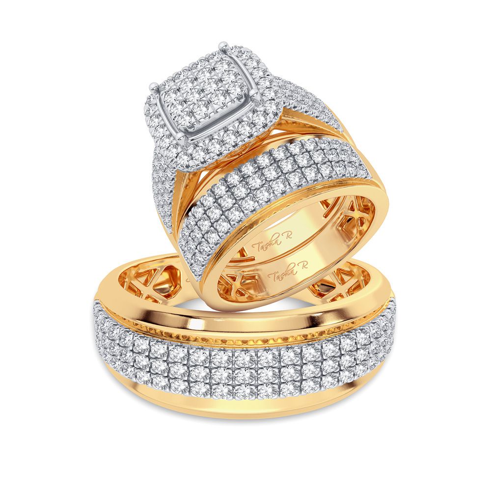 14K 2.00CT Diamond Trio Set – Exotic Diamonds