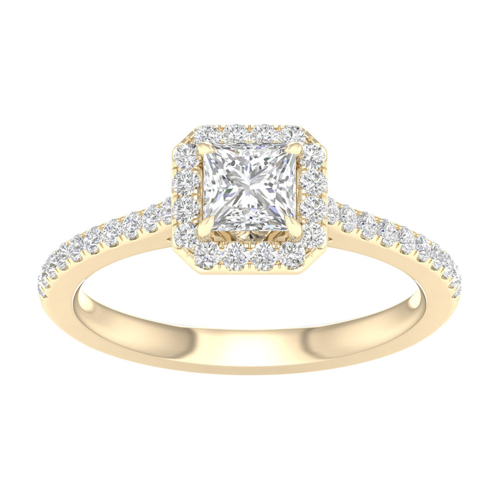 14K 1.00ct Lab Grown Engagement Ring – Exotic Diamonds