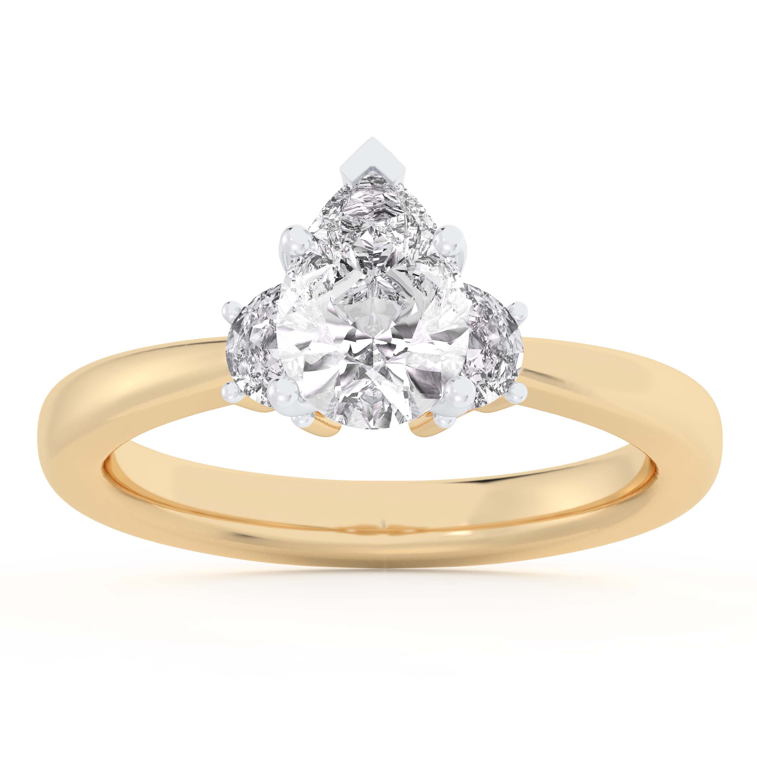 14K 1.25CT Lab Grown Engagement Ring – Exotic Diamonds