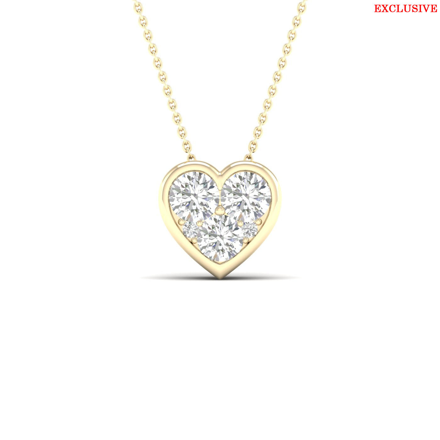 14K 0.50CT Lab Diamond Pendant – Exotic Diamonds