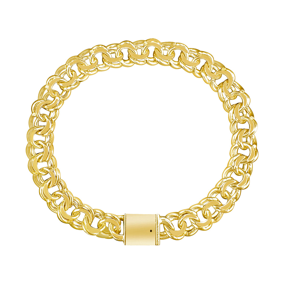10K Yellow Gold Chino Link Bracelet – Exotic Diamonds