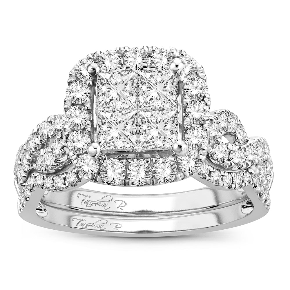 14K 1.75ct Diamond Bridal Ring – Exotic Diamonds