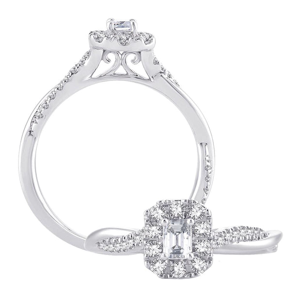 14K 0.50CT Diamond ENGAGEMENT RING – Exotic Diamonds