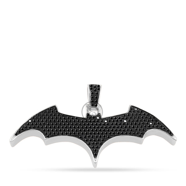 10K Yellow Gold Bat Pendant With 1.20CT Black Diamonds – Exotic Diamonds