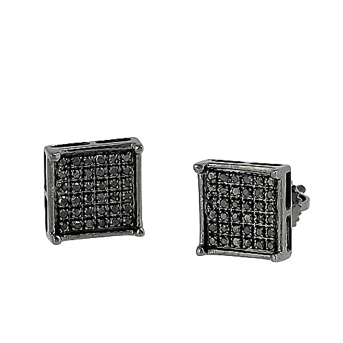 10KB 0.25CTW BKD SQUARE PRONG ER – Exotic Diamonds